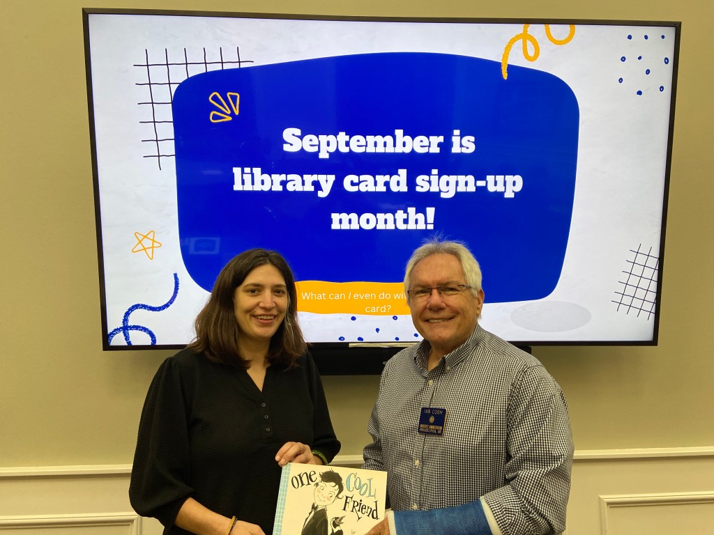 September is library card sign-up month