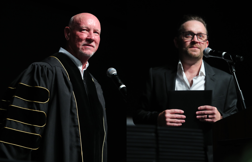 Country singer Justin Moore, philanthropist awarded honorary degrees at ...