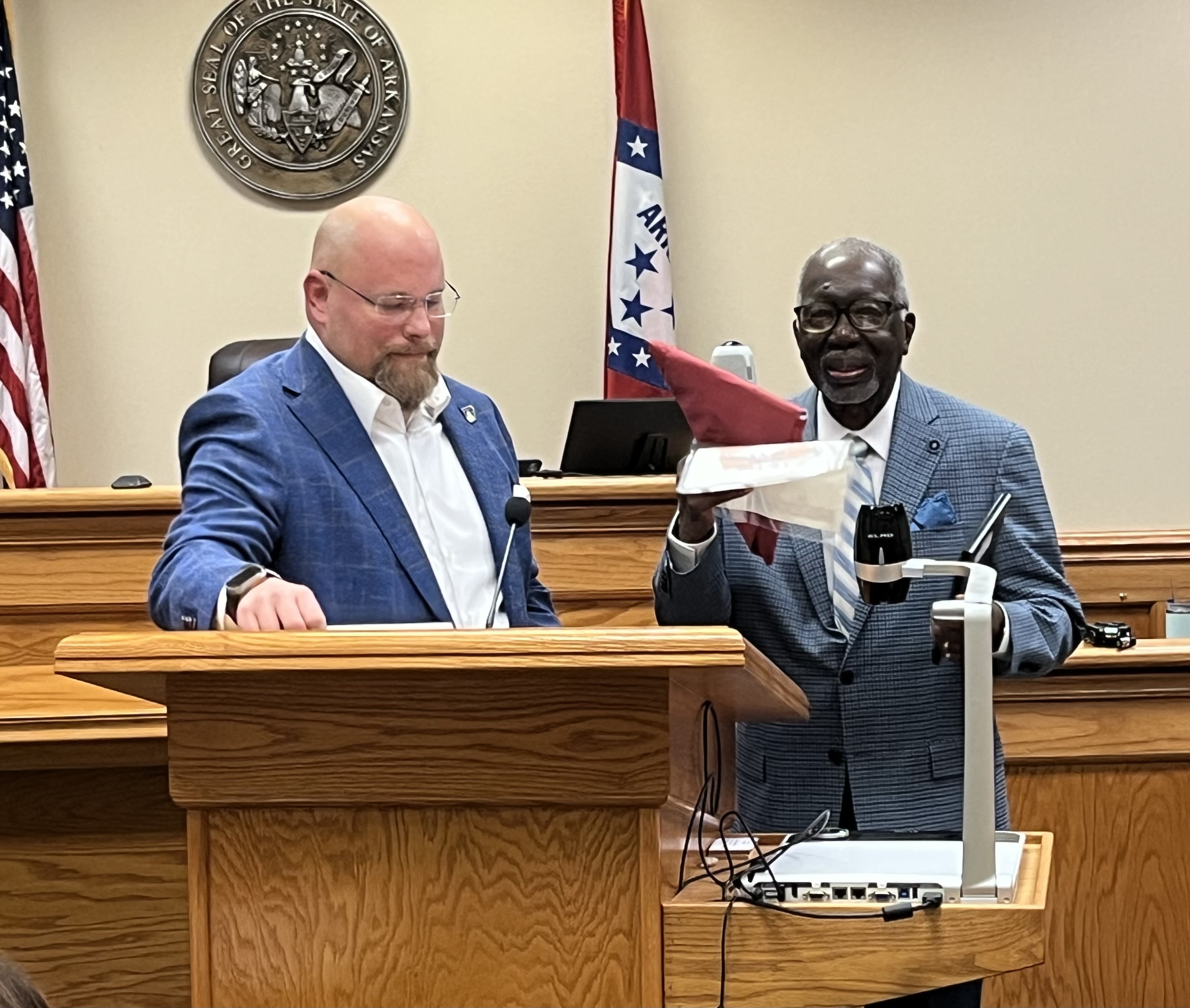 Clark County justice Albert Neal recognized for 30 years of service
