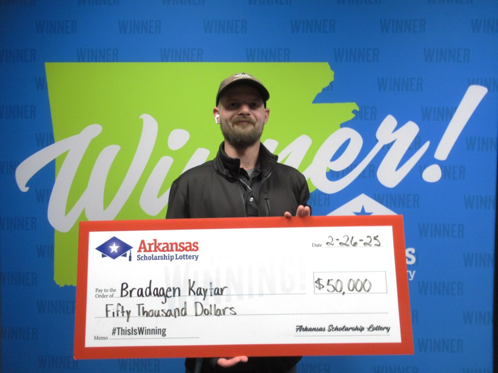 Hope man wins $50,000 lottery prize