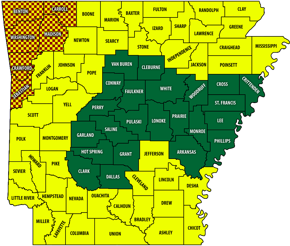 Unsafe burning conditions spread throughout Arkansas